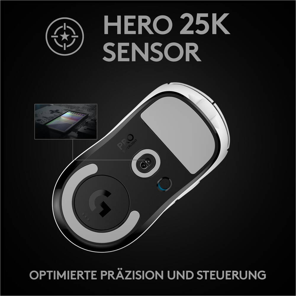 Logitech Pro X Superlight Wireless Gaming Maus; 910-005942 | DQ-Sol...