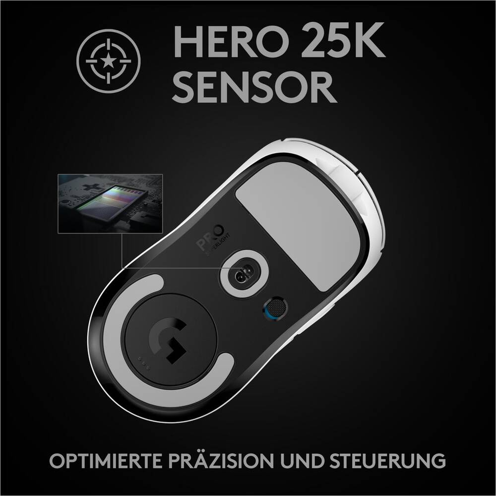 Logitech Pro X Superlight Wireless Gaming Maus; 910-005942 | DQ-Sol...