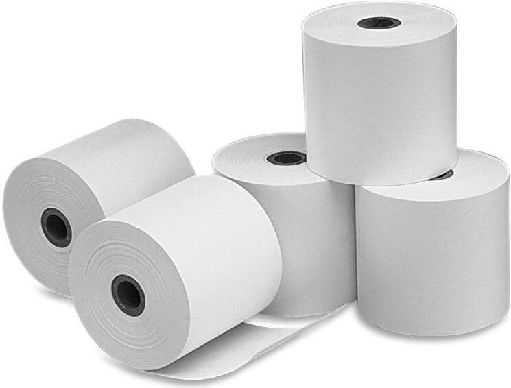 Epson Papierrolle Thermopapier 80 x 80 x 12 mm, 5 Rollen, Weiss; TR...