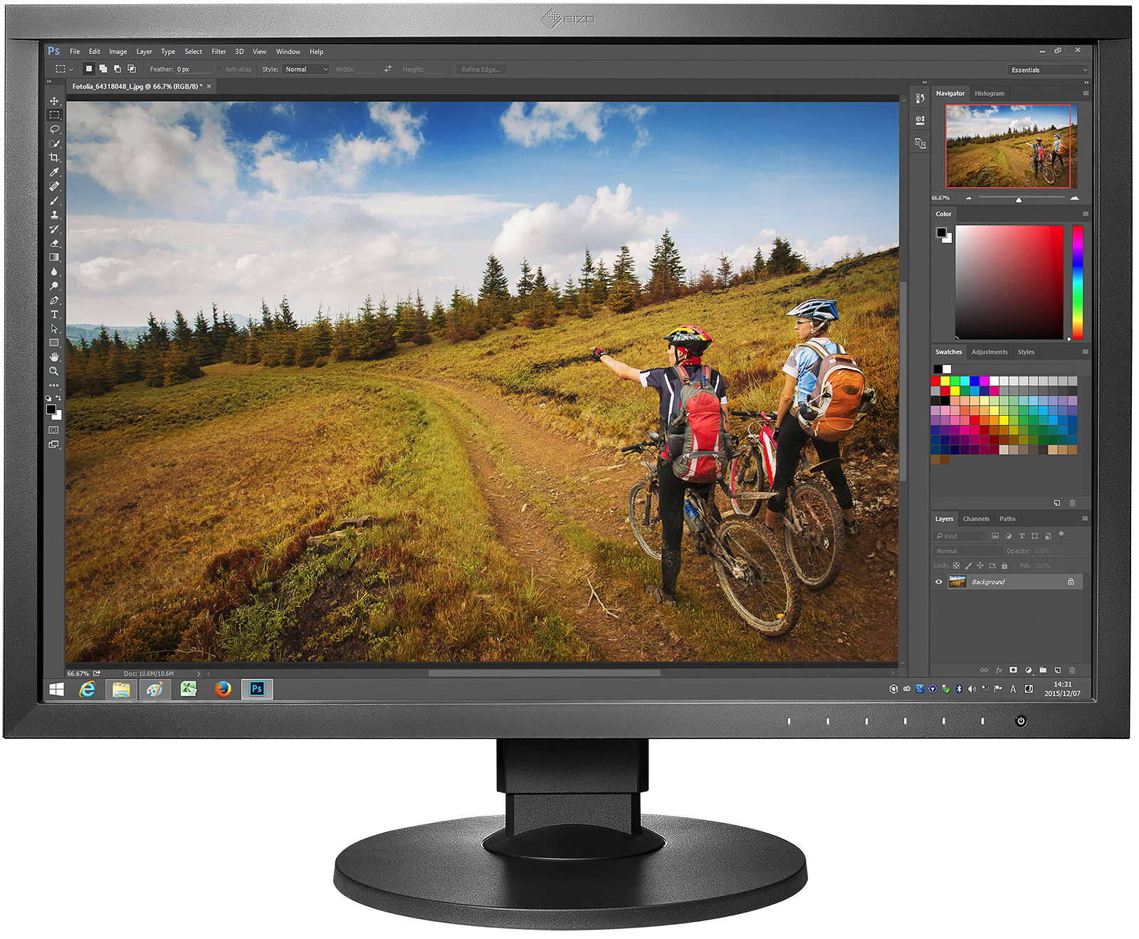 EIZO 24,1" Monitor CS2420 Swiss Edition, Schwarz; 21662 | DQ-Solutions