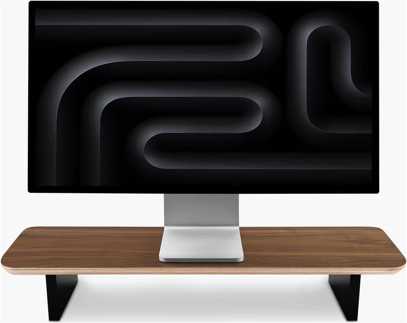 Balolo Cockpit Medium Monitor stand, Walnut; 552514 | DQ-Solutions