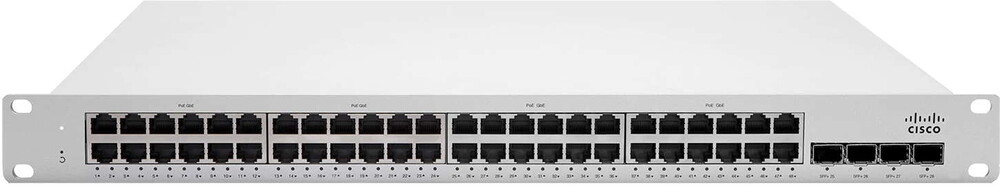 Cisco MS250-48, 48 Port Cloud Managed Gigabit Switch; MS250-48-HW