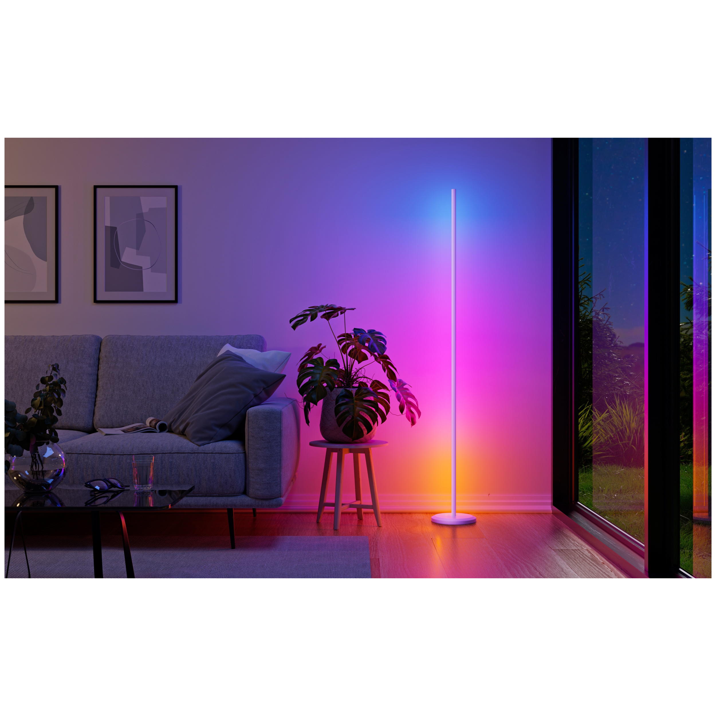 Nanoleaf Essentials Multicolour Floor Lamp with Matter Floor Lamp;